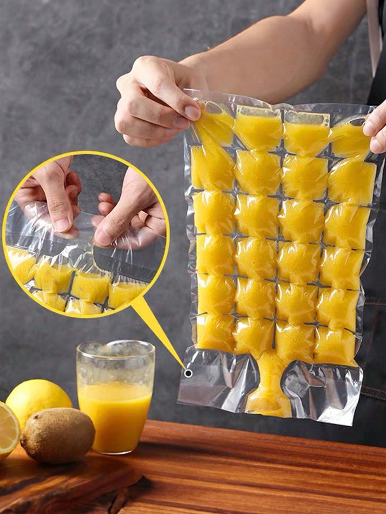 10pcs/50pcs Ice Bags For Ice Machine Ice Cube Packing Bags, Serving ...