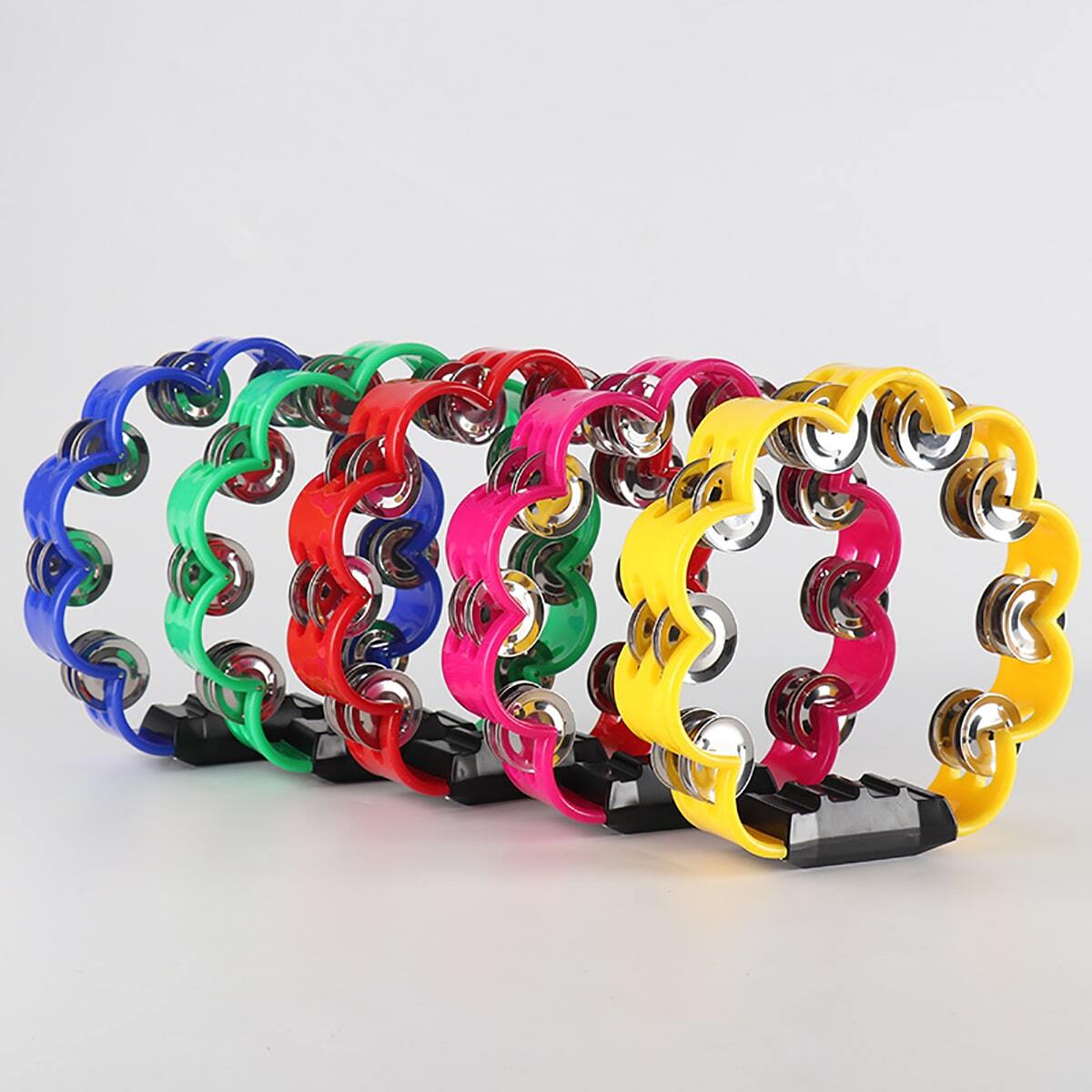 1 Piece Petal Shaped Pistol Plastic Percussion Pistol Music Handbell ...