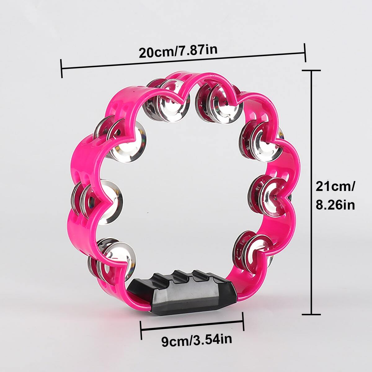 1 Piece Petal Shaped Pistol Plastic Percussion Pistol Music Handbell ...