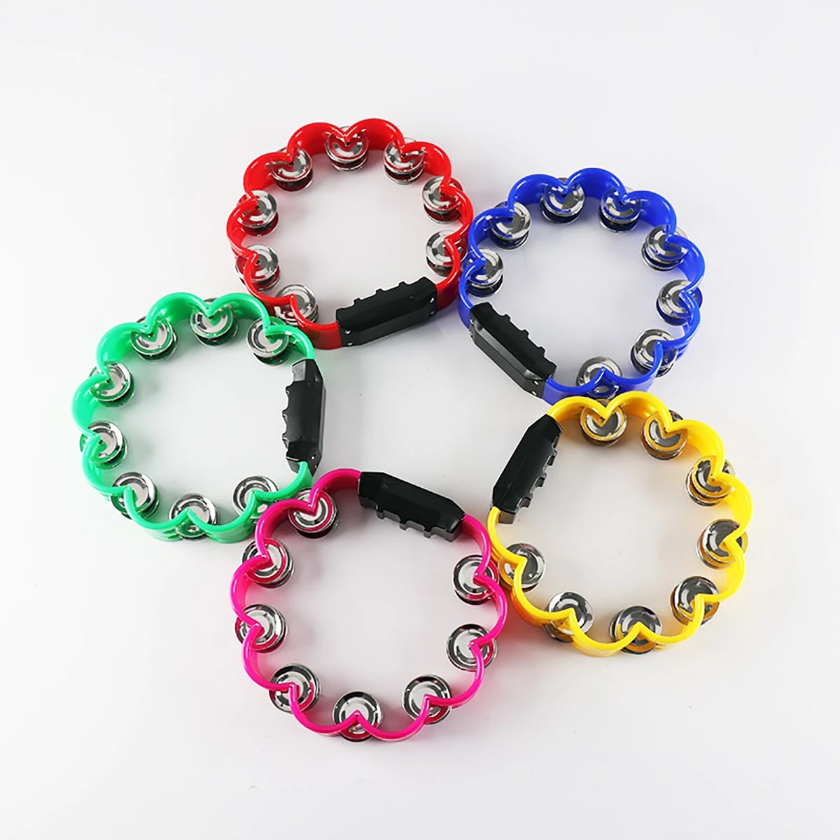 1 Piece Petal Shaped Pistol Plastic Percussion Pistol Music Handbell ...