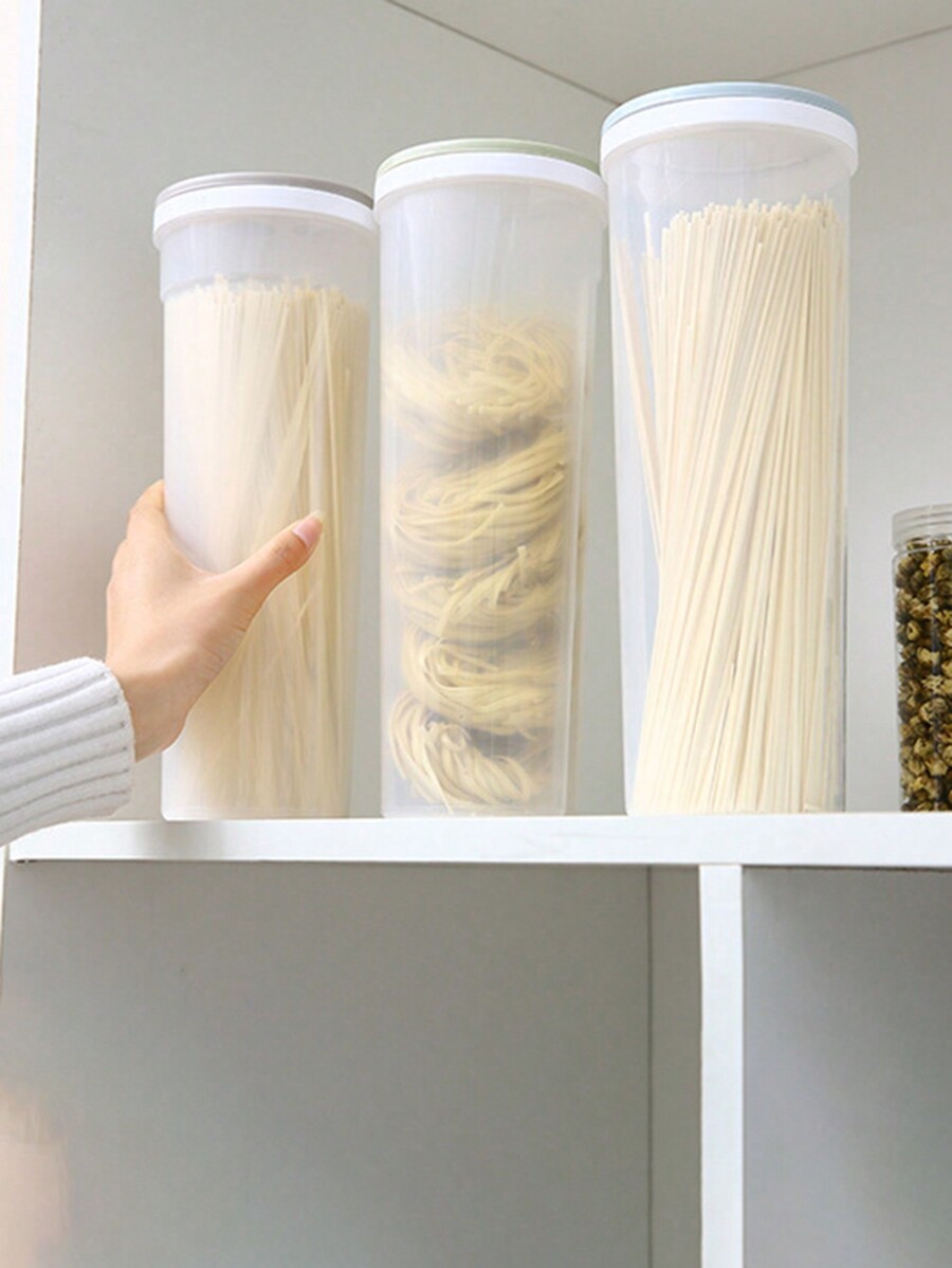 Round Noodle Storage Box, Plastic Storage Container For Grains, Food ...