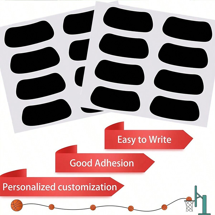 5 Sets Of Eye Black Stickers For Sports With 50 Colorful PVC Stickers ...