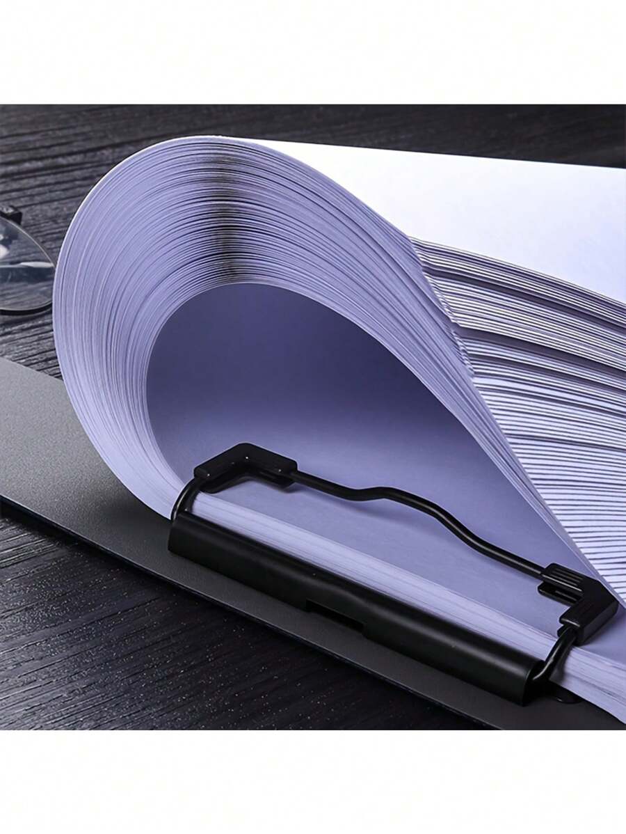 1pc A4 Waterproof Hardcover File Folder With Double Buckle Clip Writing ...