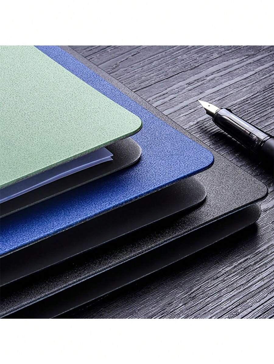 1pc A4 Waterproof Hardcover File Folder With Double Buckle Clip Writing ...