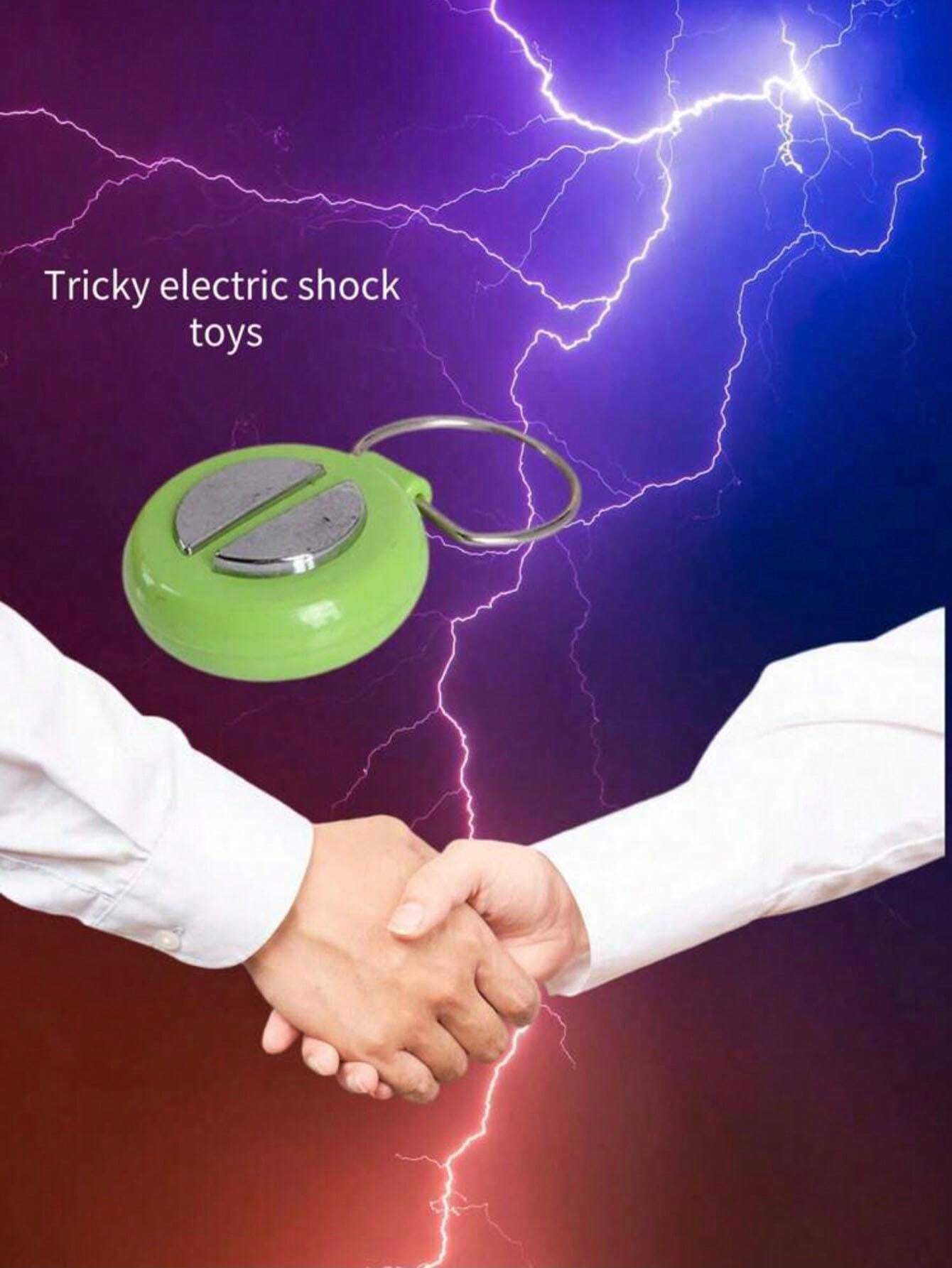 1pc Electric Shock Handshake Toy, Random Color, Prank Toy For Shaking ...