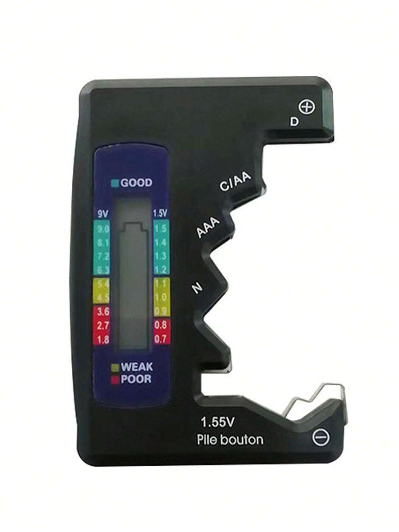 1pc Battery Detector Battery Power Tester Digital Display Battery ...