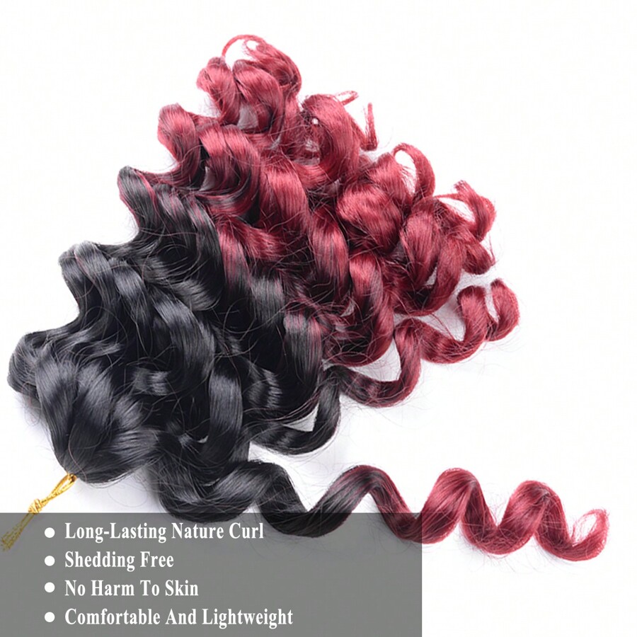 Short Length Italian Curl Synthetic Crochet Hair Goddess Box Braiding ...