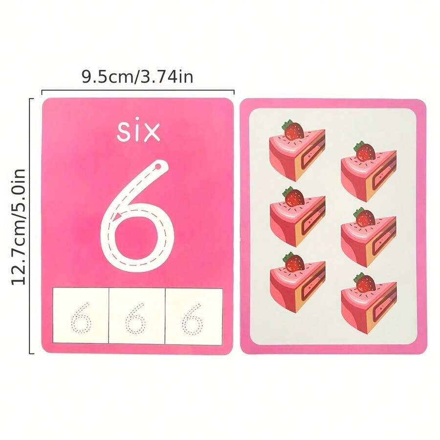 1set A Set Of 36 Flashcards + 1 Erasable Pen For Children'S Reading And ...