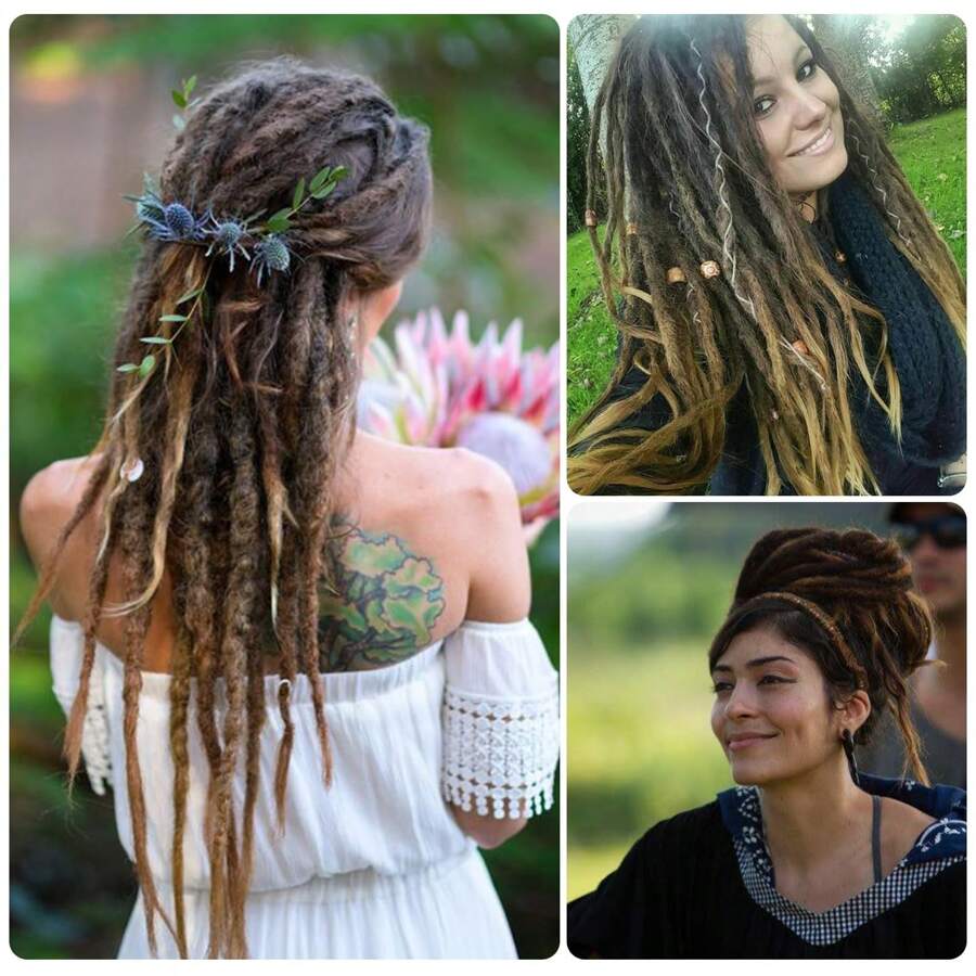 Dreadlocks Extensions Dread Locs Crochet Hair For Women 20 Strands ...
