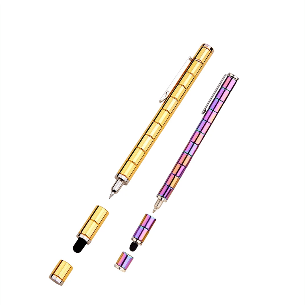 Fidget Pen Stress Reliever Gift Flexible Hand Finger Magnetic Ballpoint ...