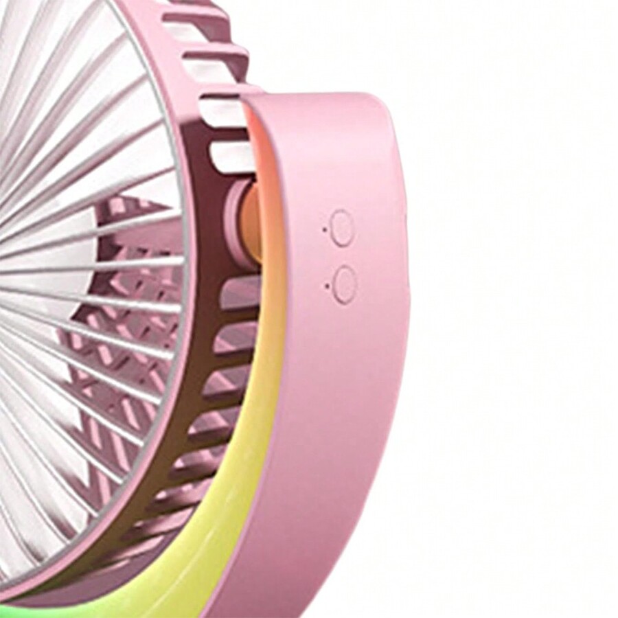 USB Desk Fan Quiet Desk USB Fans Small Quiet 180 Degrees Adjustable ...