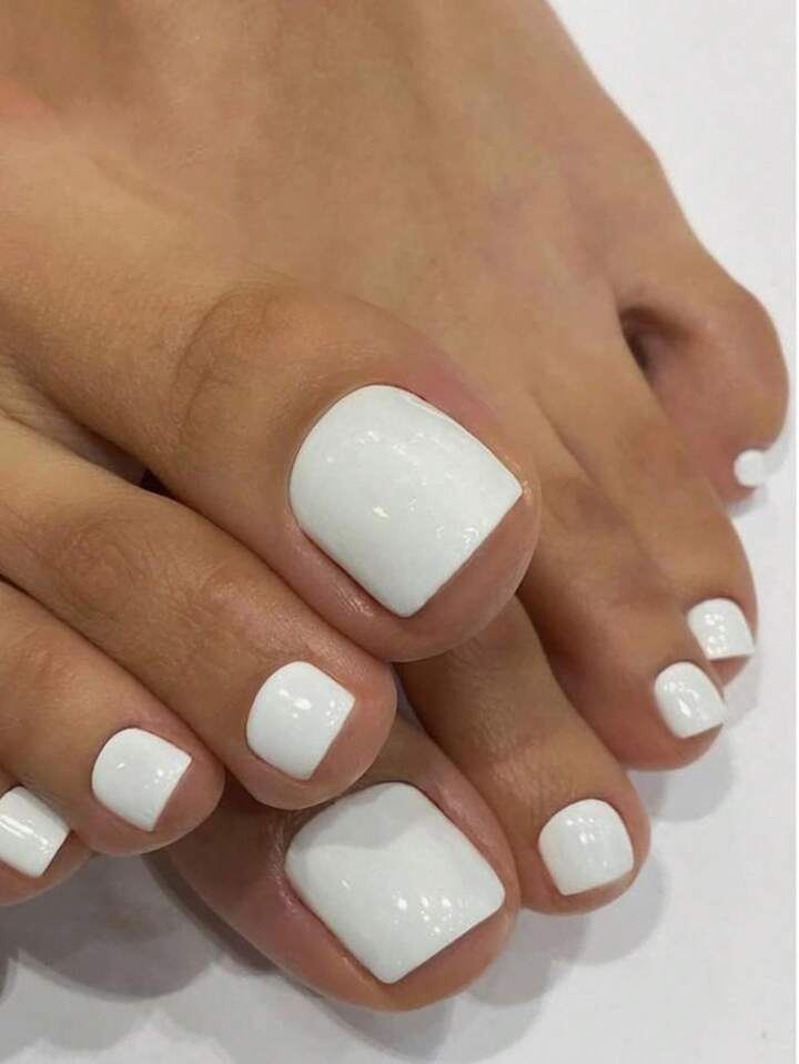 White toenails store
