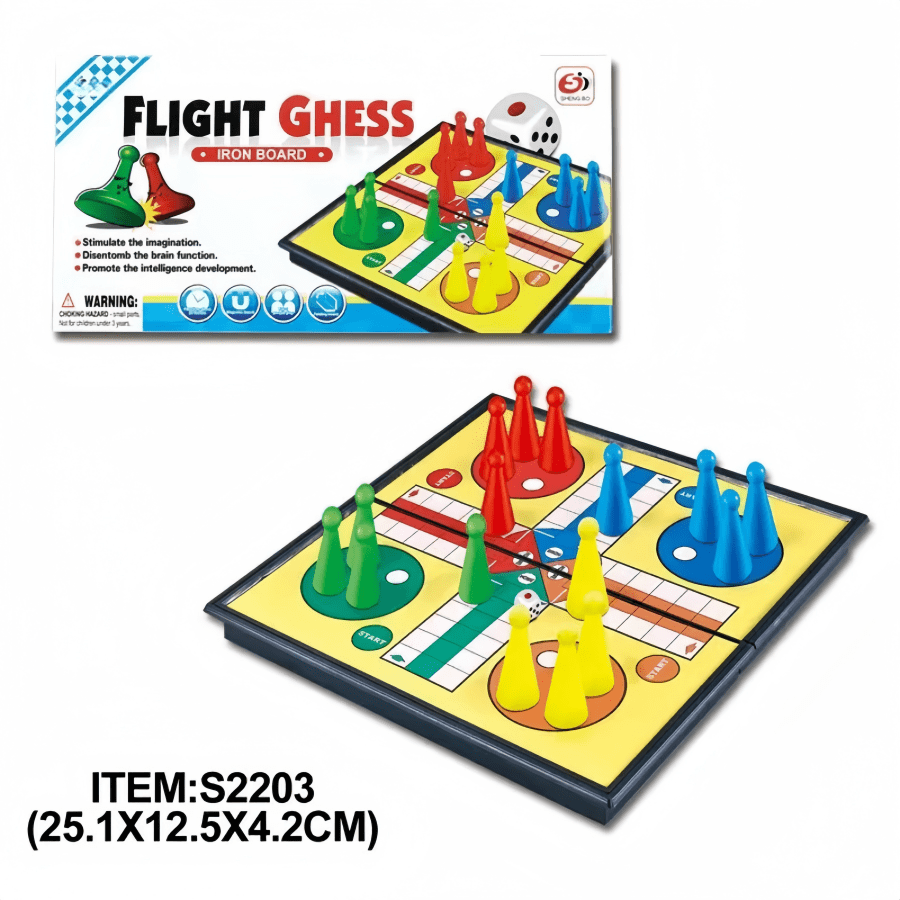 Magnetic Flying Chess Game, Portable Magnetic Foldable Board Game For ...