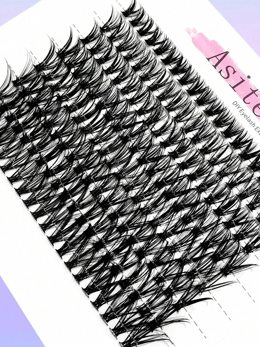 Asiteo 160 Pcs Individual DIY Cluster Lashes 40D Clusters 0.07mm ...