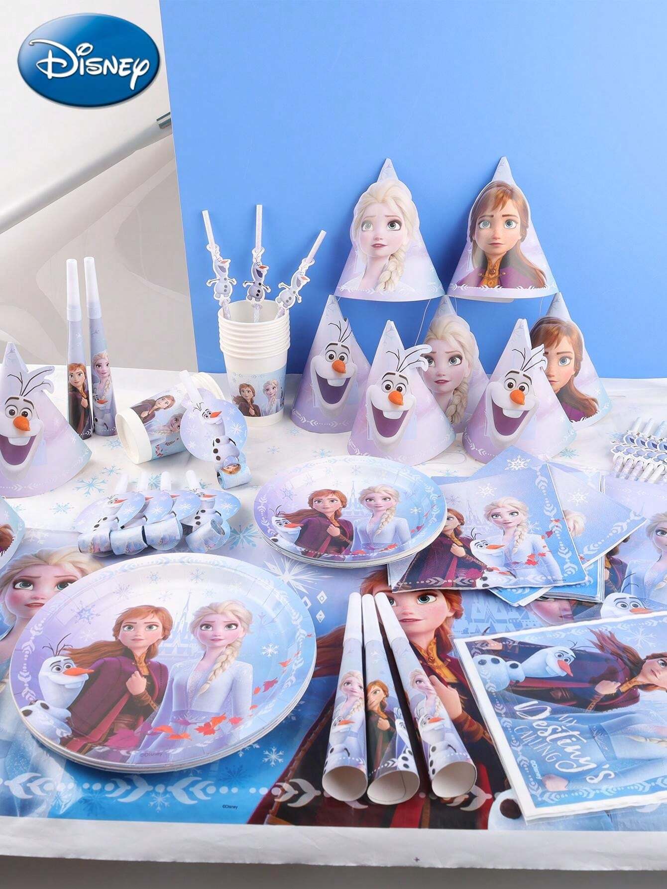 20PCS Disney Officially Licensed Frozen Theme Princess Elsa Disposable ...