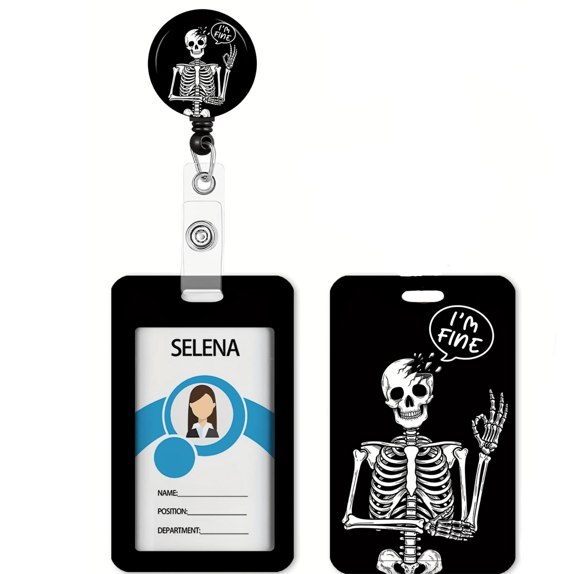 ID Badge Holder With Breakaway Lanyard, Lanyards For ID Badges Name ...