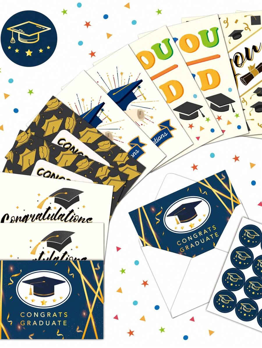 12 sets/36 piezas - Set de tarjetas de felicitación para la temporada ...