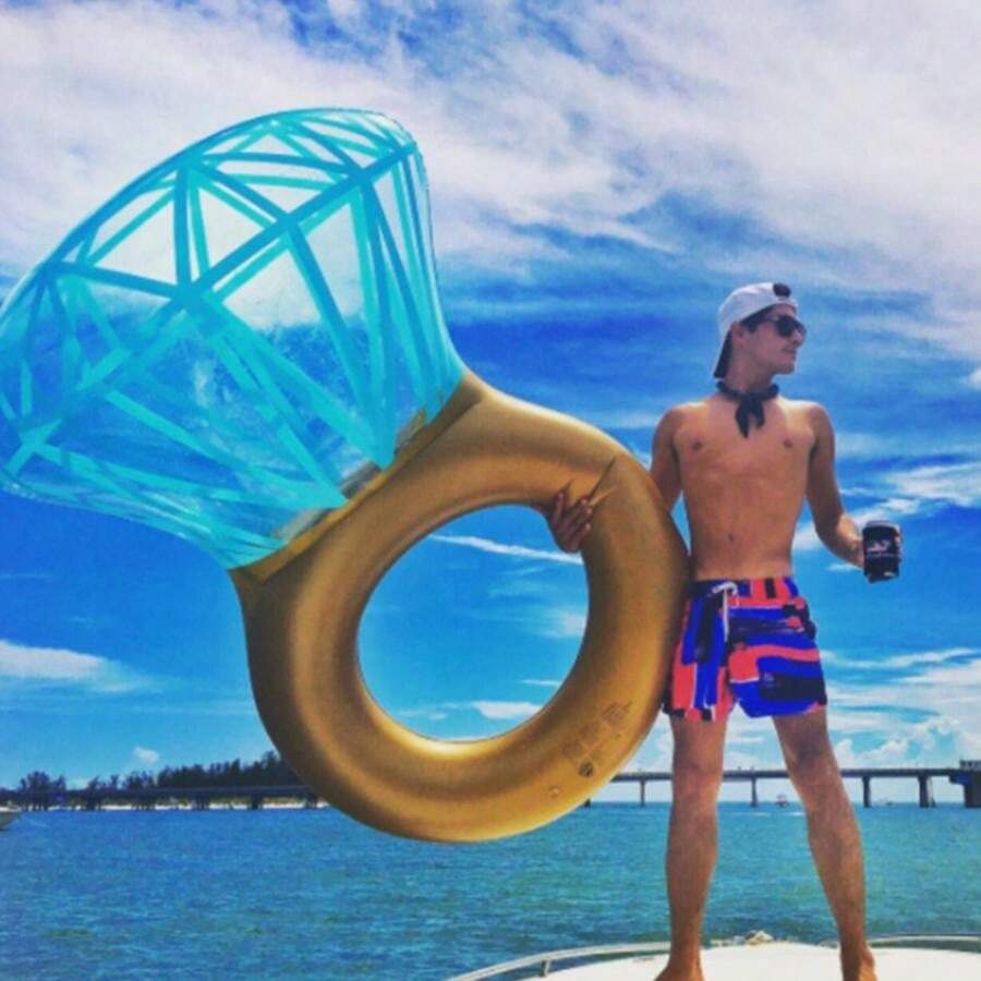 Jasonwell Inflatable Diamond Ring Pool Float - Engagement Ring ...
