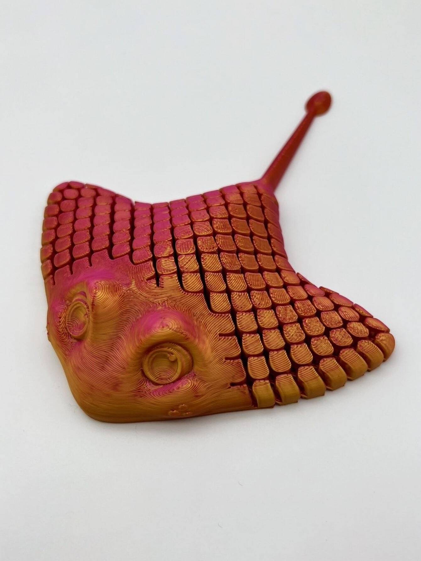 3D Printed Ray-Shaped Cute Ocean Animal Batoid Devilfish Stress Relief ...