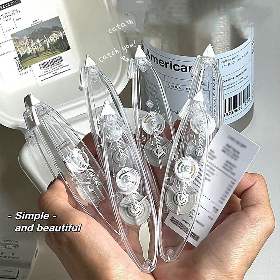 5PCS Olive-Shaped Correction Tape With High Value, No Printing ...