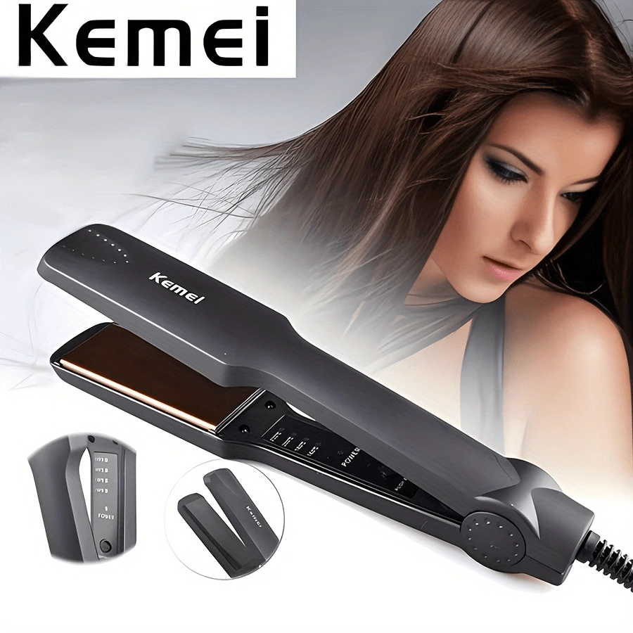 Kemei KM-329 Hair Straighteners Flat Iron Straightening 35W ...