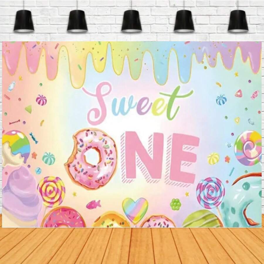 Happy Birthday Party Decor Photo Booth Background Shower Sweet Hanging ...