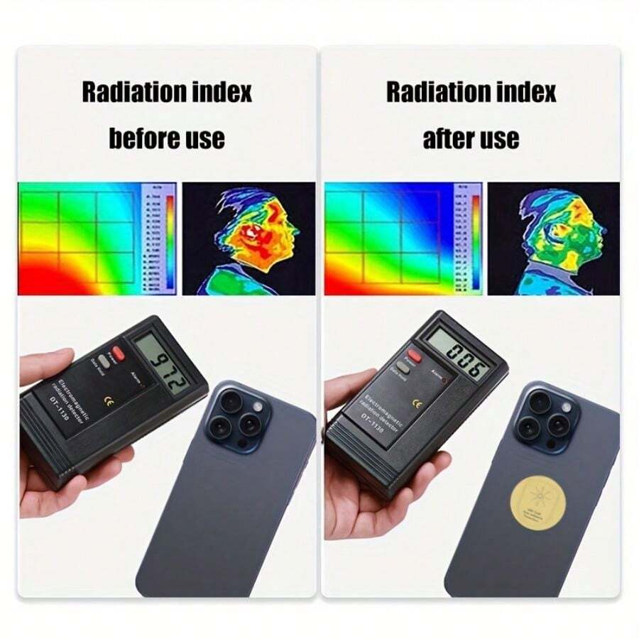 3pcs 24K EMF Protection Sticker, Radiation Shielding Chip For Phones ...