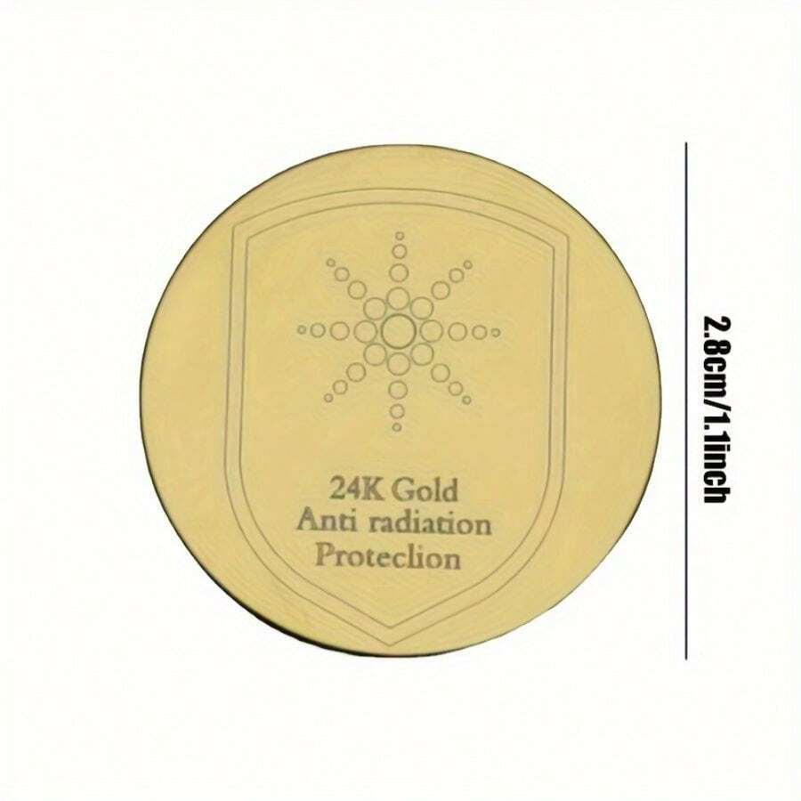 3pcs 24K EMF Protection Sticker, Radiation Shielding Chip For Phones ...