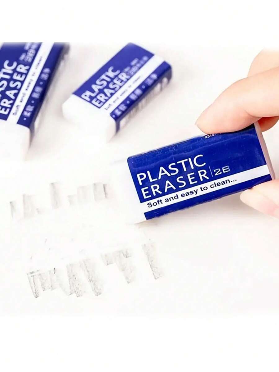 6pcs/Set Erasers Set - Suitable For Students - Pencil Exams And Art ...