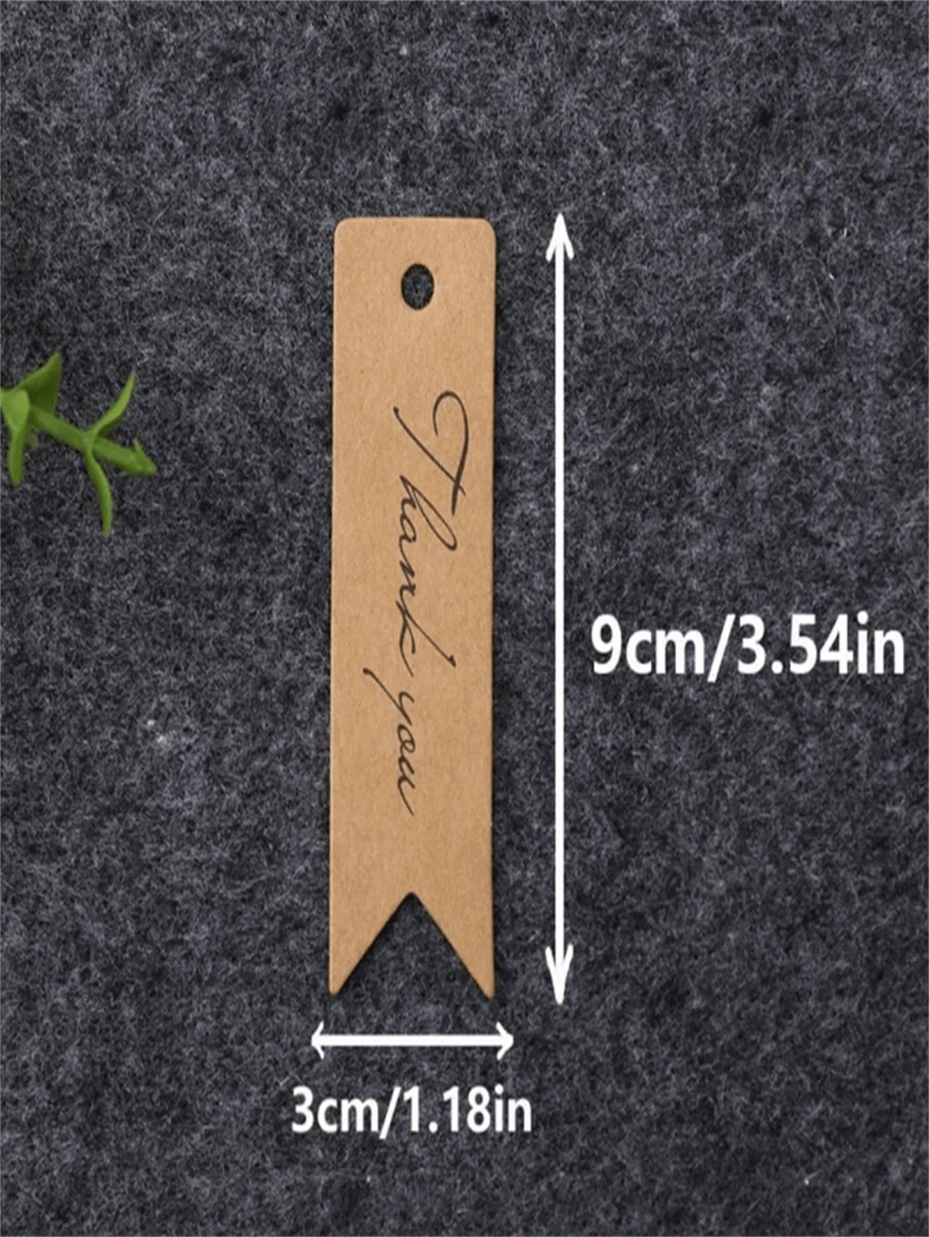 110 Pcs Thank You Hang Tag Thankyou Hot Stamping Card Dovetail Small ...