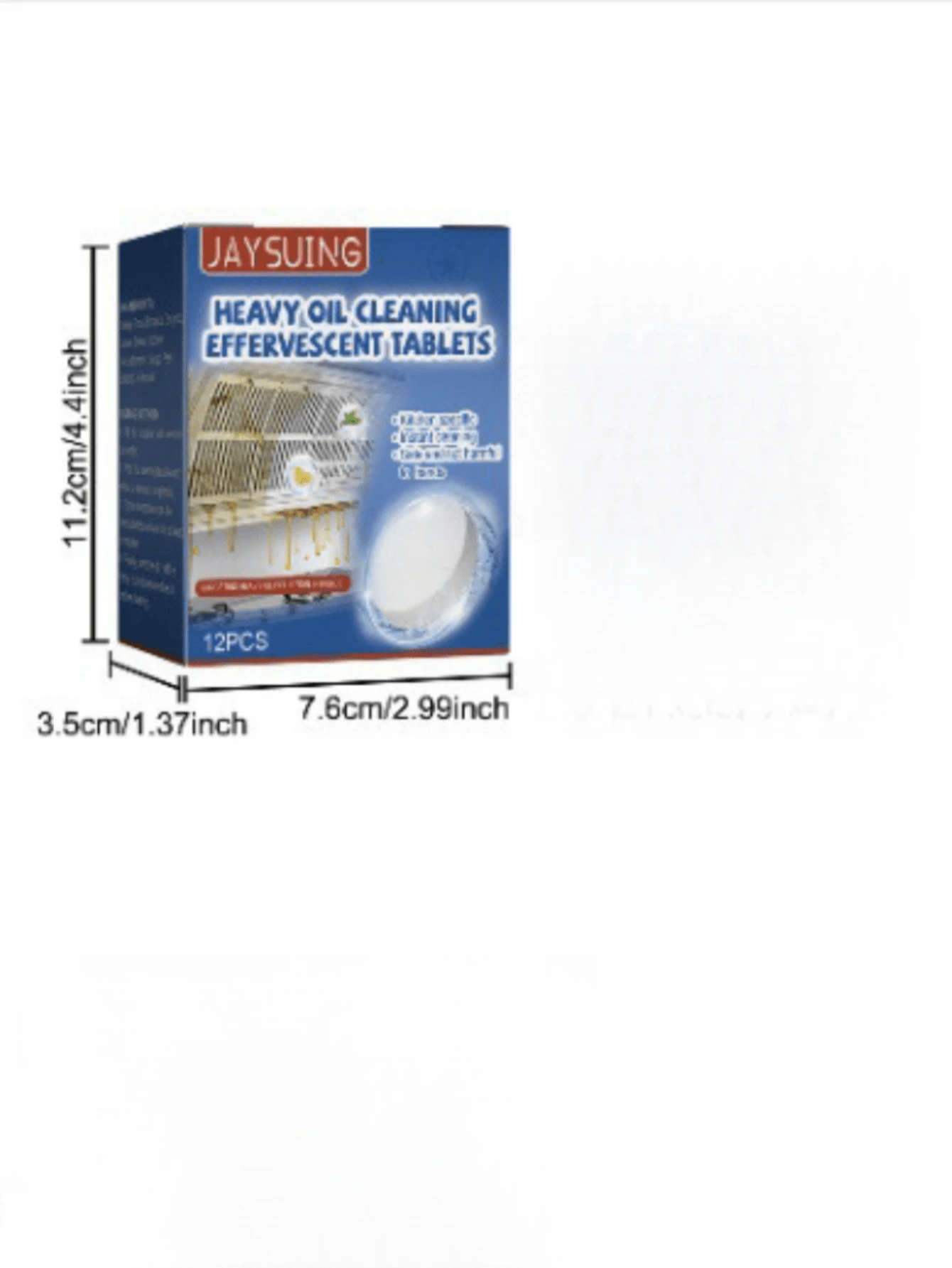 Jaysuing Kitchen Grease Cleaning Tablets For Heavy Oil Stains And ...