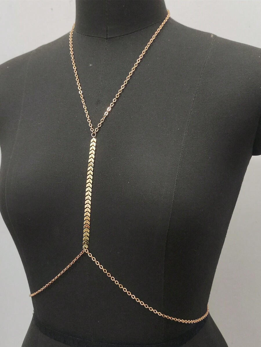 1pc Fishbone Chain Bra Accessory Sexy Lingerie Show Wearing Jewelry ...