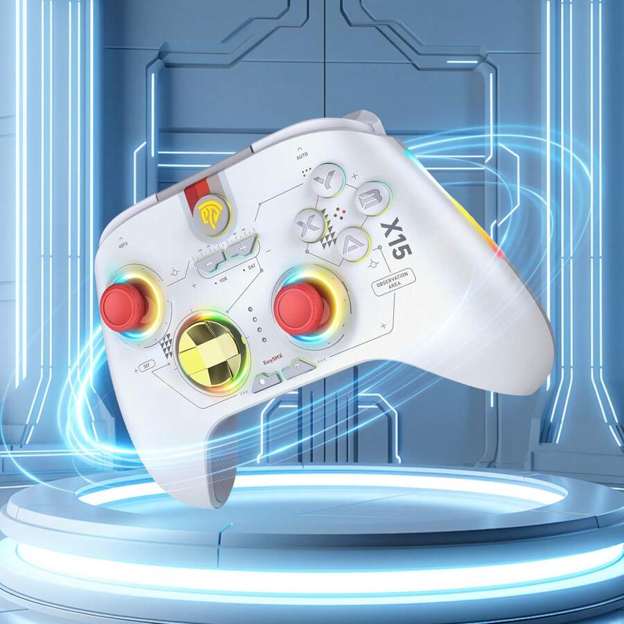 EasySMX X15 Gamepad Game Consoles - Upgraded Wireless Bluetooth Controller With Hall Joysticks ...