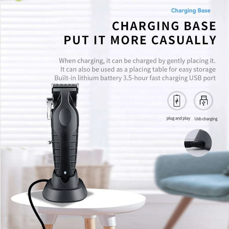 KEMEI Km-2269 Salon Barber Hair Trimmer Rechargeable Clippers Professional Hair Trimmer For Men ...