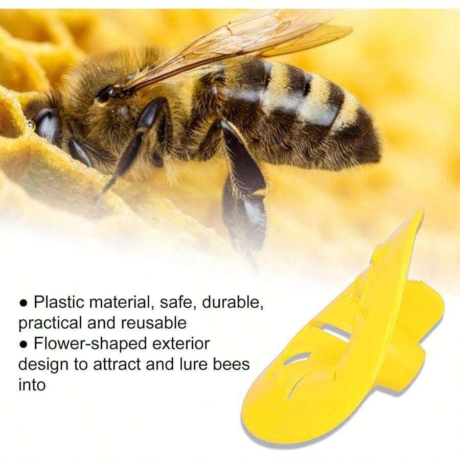 6pcs Plastic Bottle Wasp Trap Insect Catcher Easy Bee Cage Catcher For ...