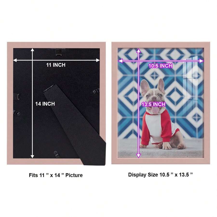 Modern 11 In. X 14 In. Pink Picture Frame (Set Of 4) | SHEIN USA