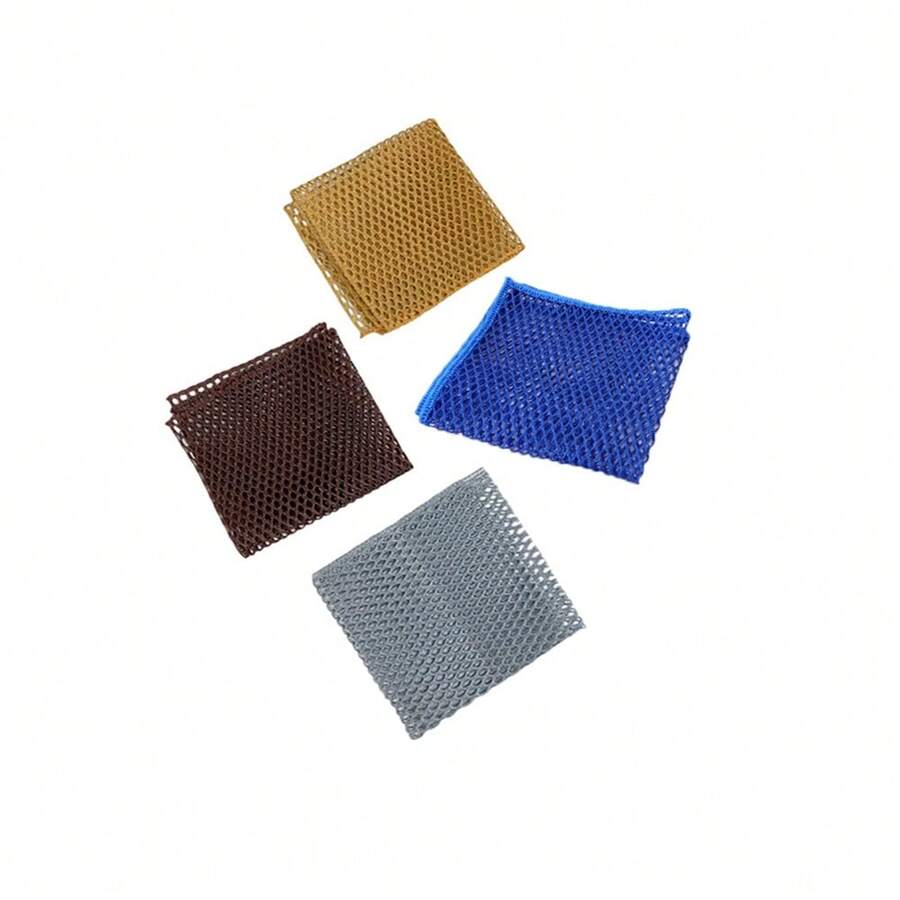 4pcs/Pack 30*30cm Polyester Grease/Oil Removing Dishwashing Cloth ...