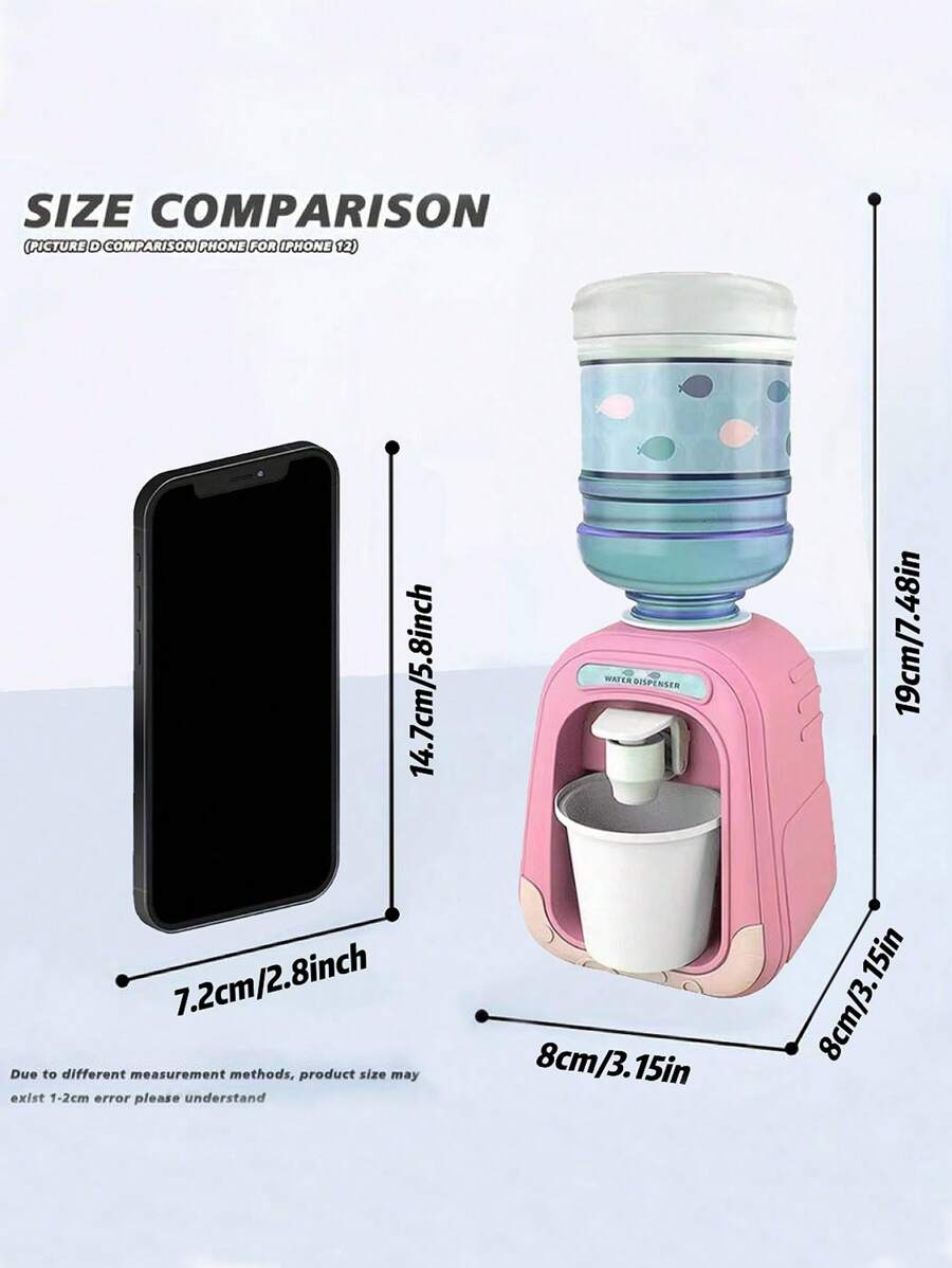 1pc Cartoon Graphic Plastic Mini Water Dispenser, Cute Creative Multi ...