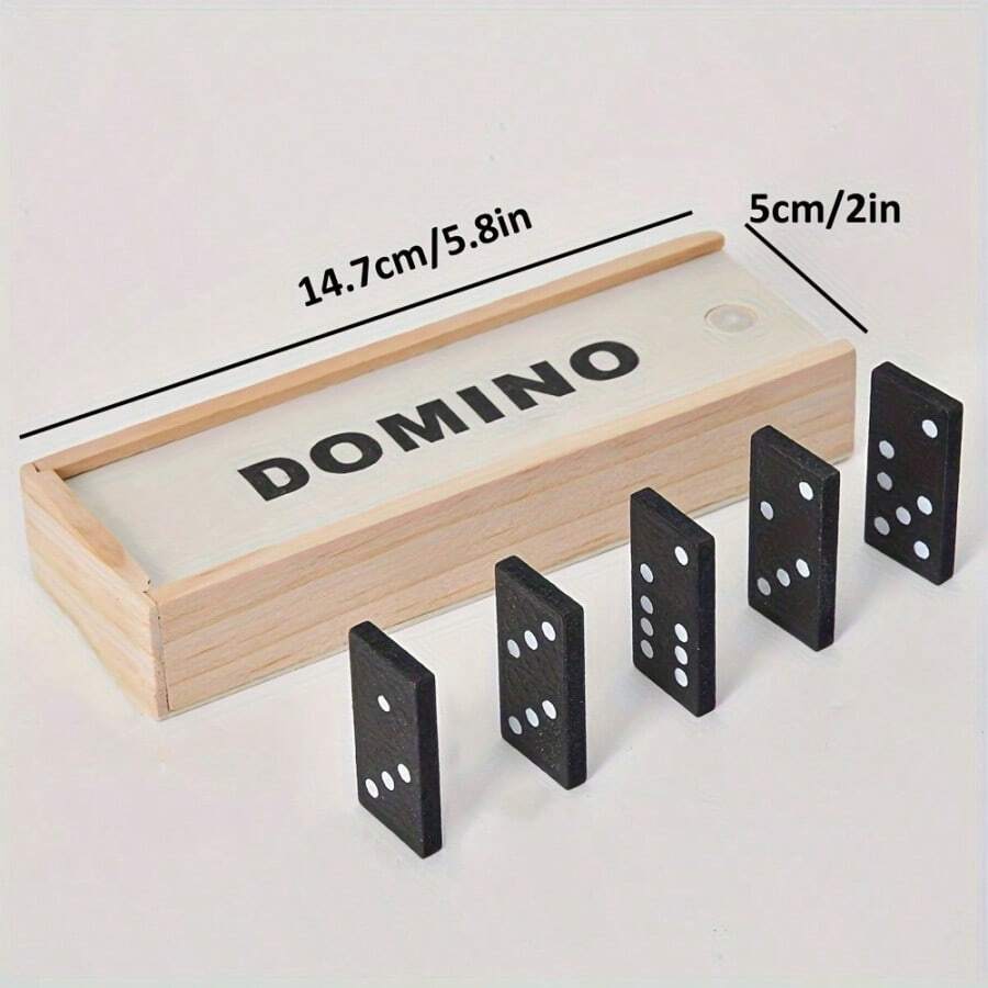 Set classico di domino per adulti, set da gioco di domino double six ...