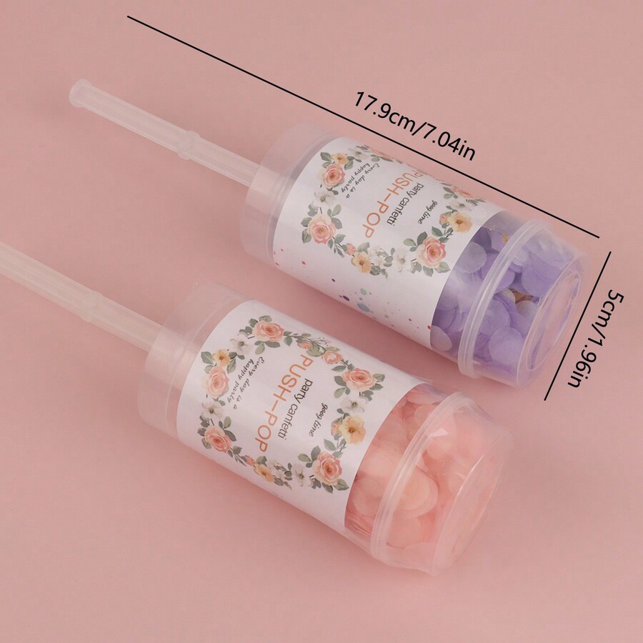 Wedding Confetti Cannon Handheld Twist And Pull Party Poppers, Full Kit ...