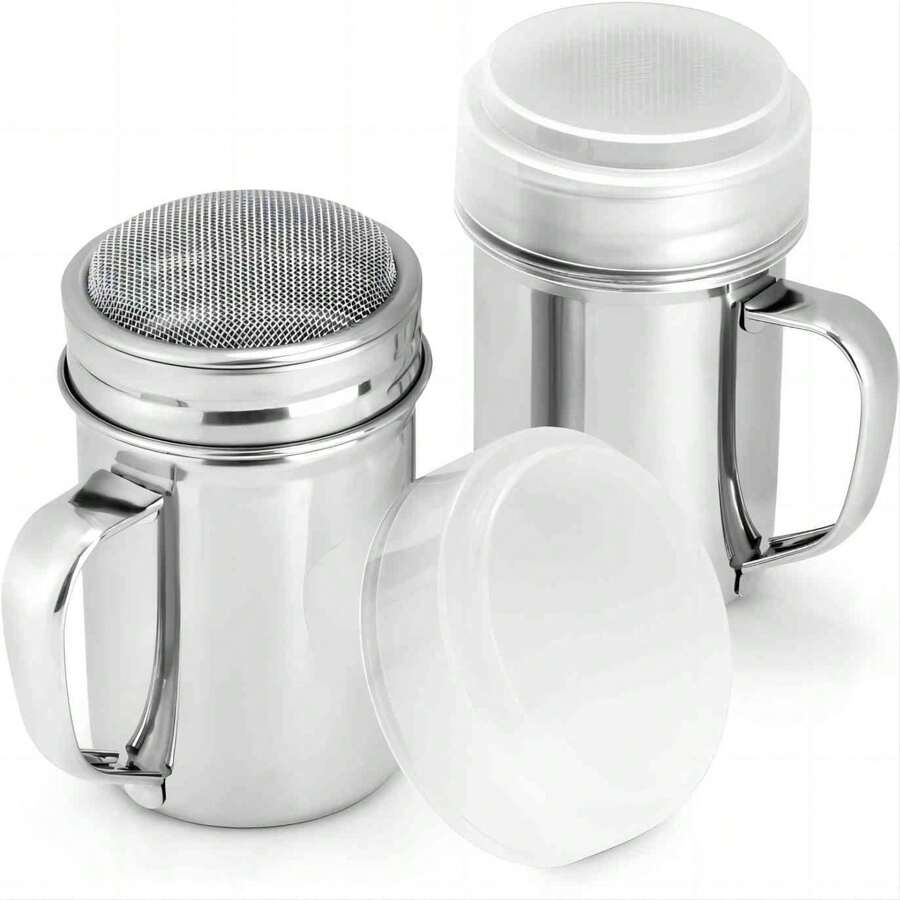 Stainless Steel Dredges, Stainless Steel Powder Sugar Shaker Duster ...