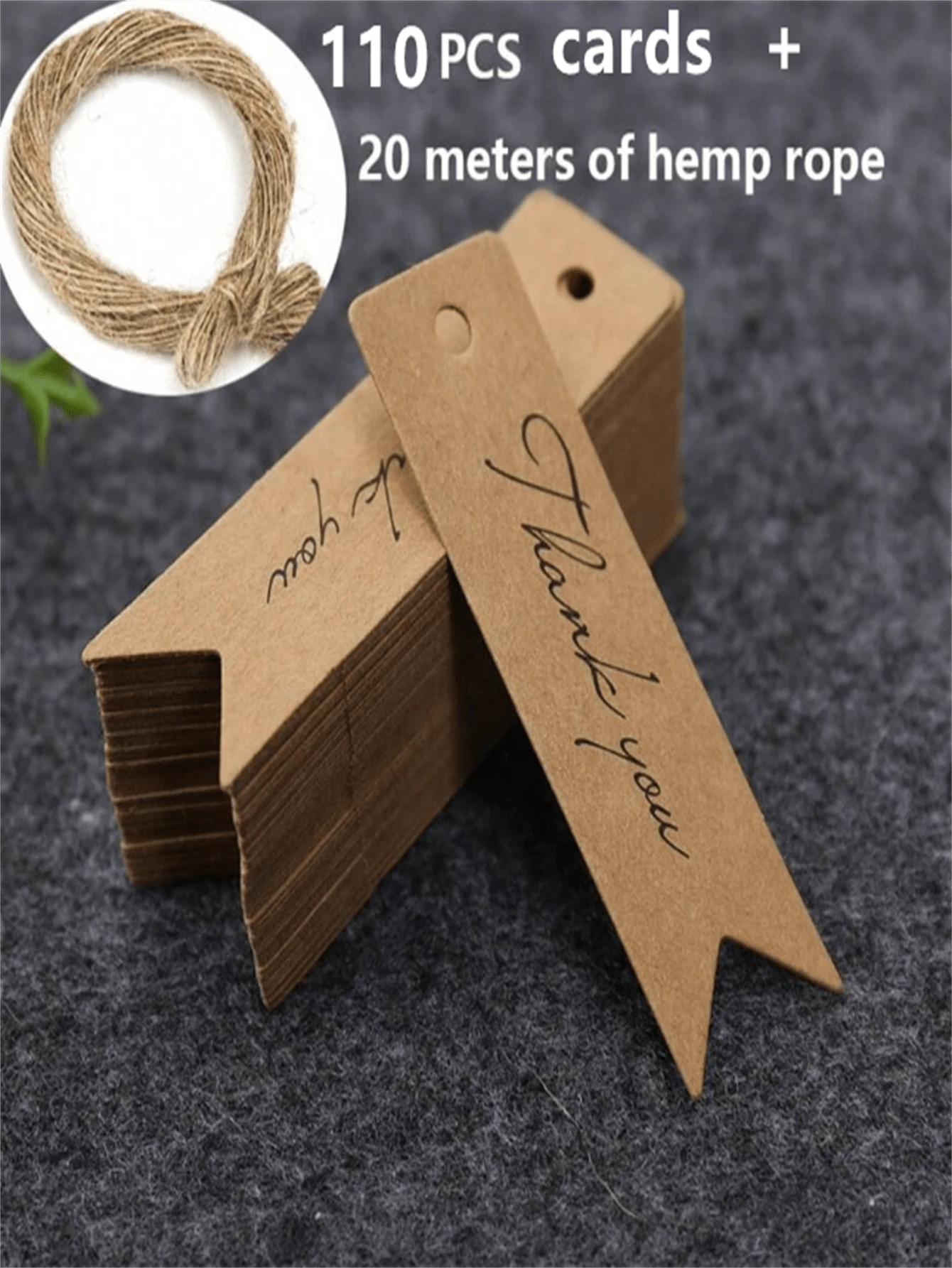 110 Pcs Thank You Hang Tag Thankyou Hot Stamping Card Dovetail Small ...