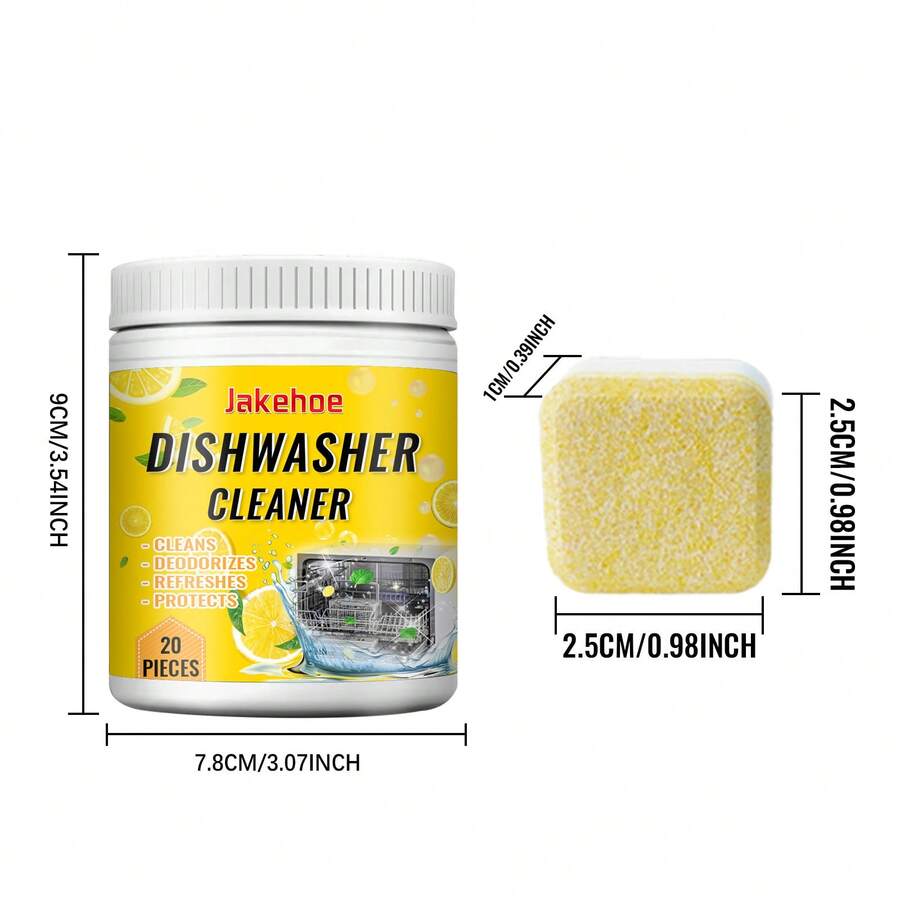 Dishwasher Cleaner Tablets, Deep Cleaning And Stain Removal For Grease ...
