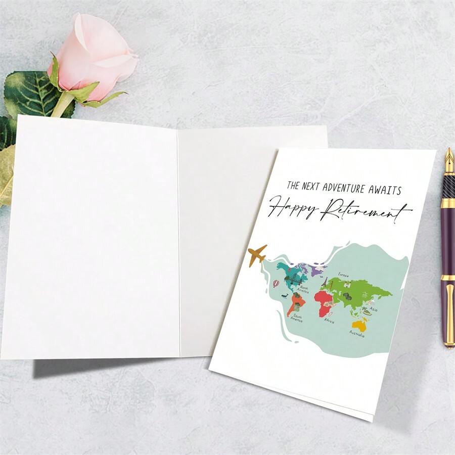 1pc Happy Retirement Card For Women Men, Cute Retirement Gift For ...