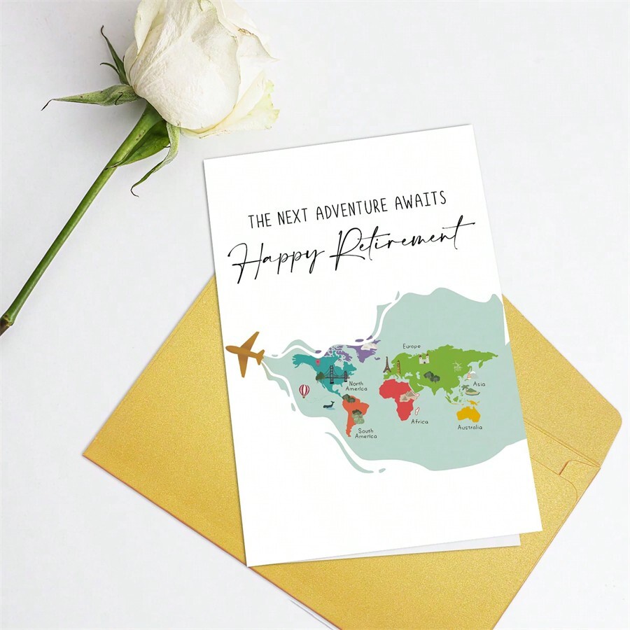 1pc Happy Retirement Card For Women Men, Cute Retirement Gift For ...