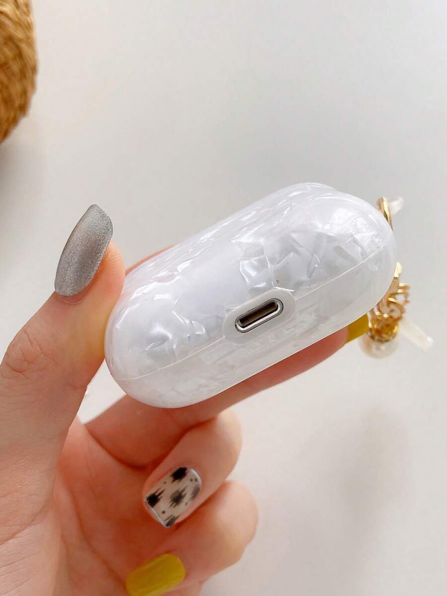 Pink Seashell Pattern Protective Case For Apple AirPods Pro 2, AirPods ...