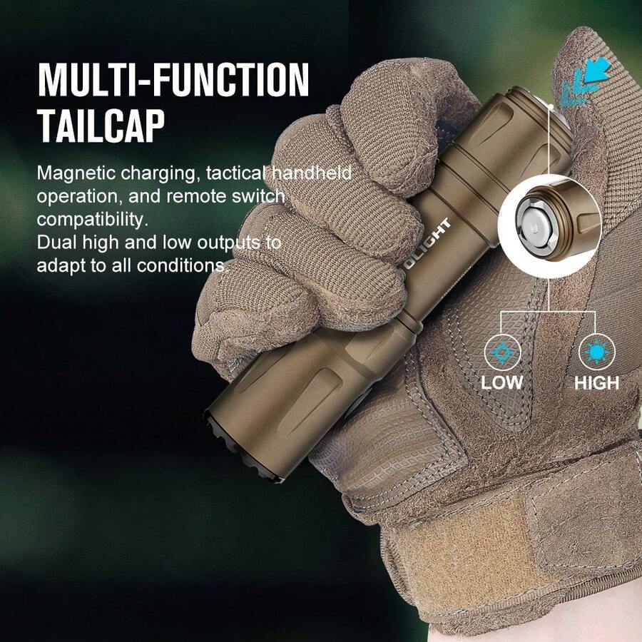 OLIGHT Odin Mini 1250 Lumens Ultra Compact Rechargeable Mlok Mount ...