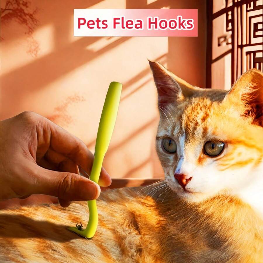5 Sets/15pcs Pet Flea And Tick Removal Tool, PP Material Dog Or Cat ...