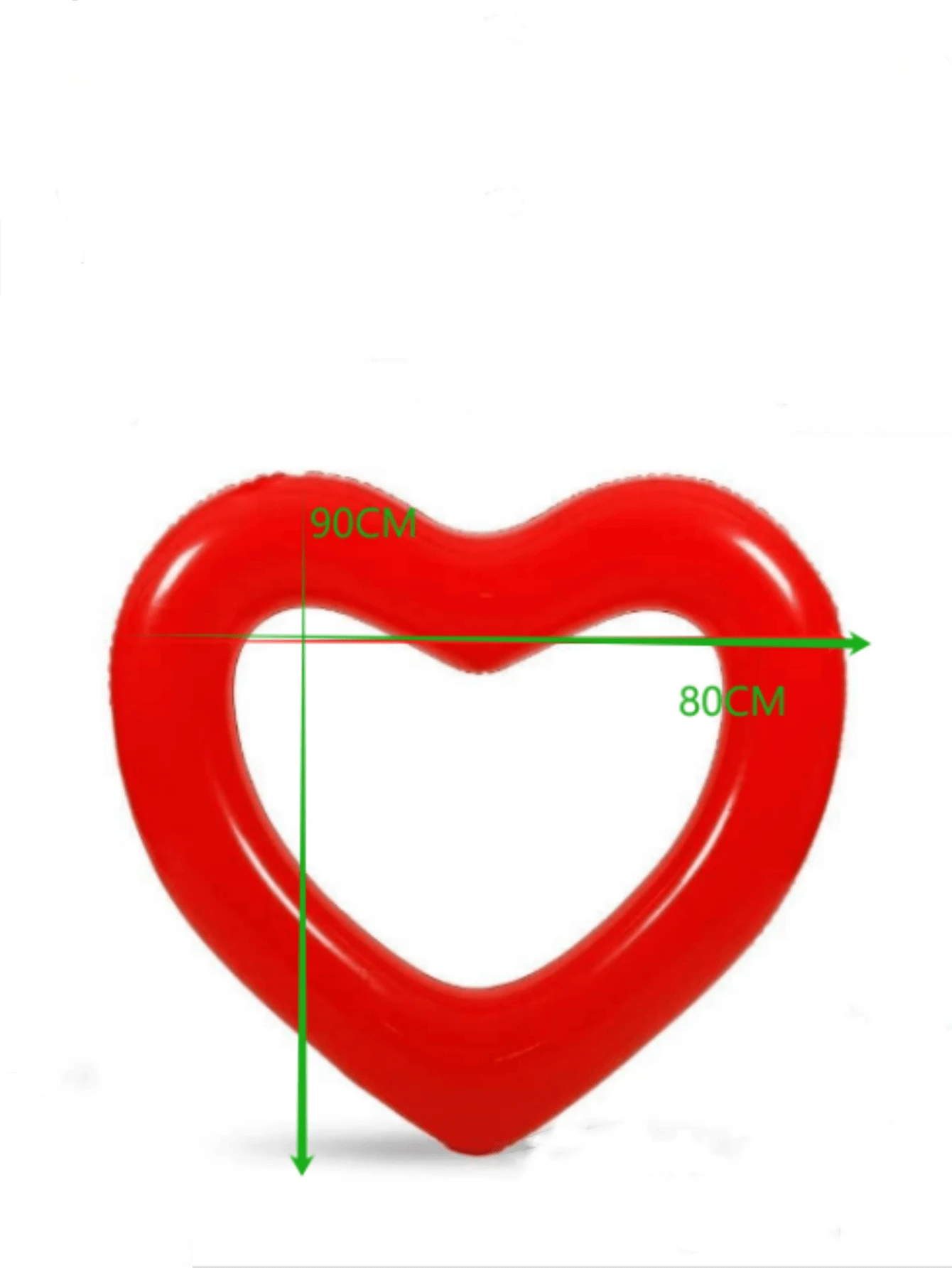 Inflatable Float Tube Swimming Pool Cute Heart Shaped Inflatable ...