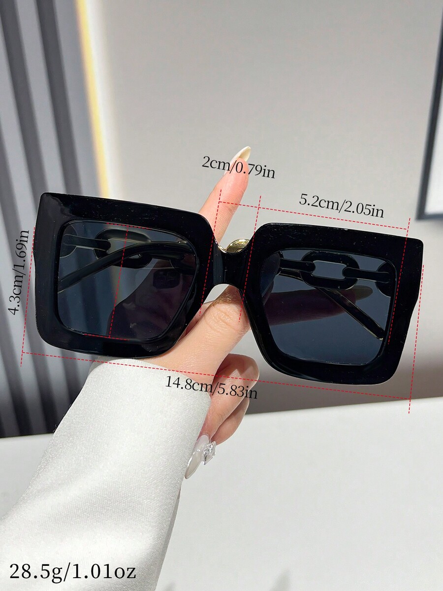 12 Pairs Square Plastic Beach Eyeglasses, Fashionable Classic Design ...